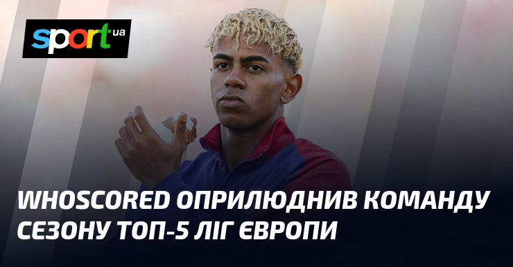 WhoScored оприлюднив команду сезону топ-5 ліг Європи
